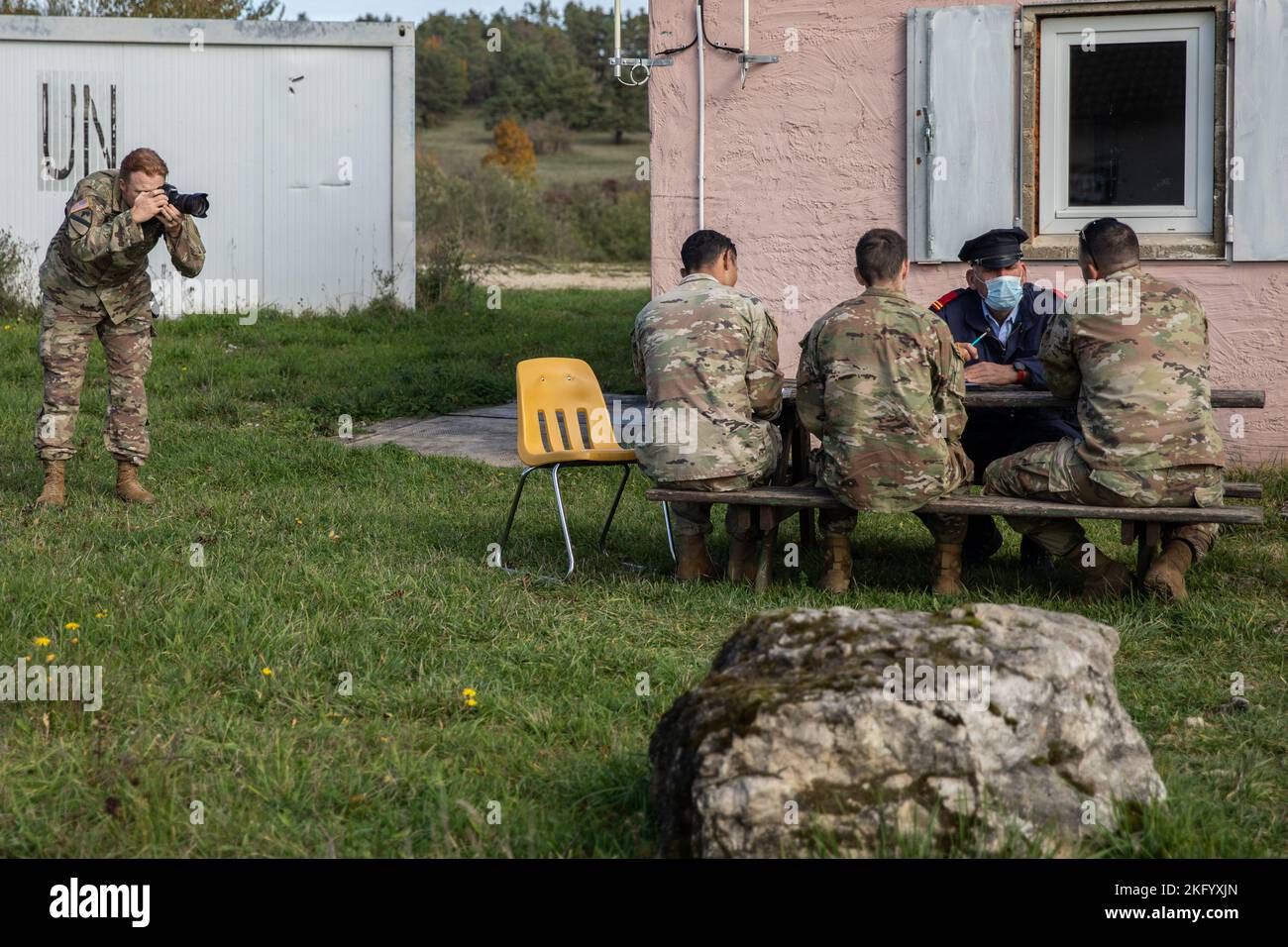 Soldiers of the 2-151st Infantry Battalion Liaison Monitoring Teams ...