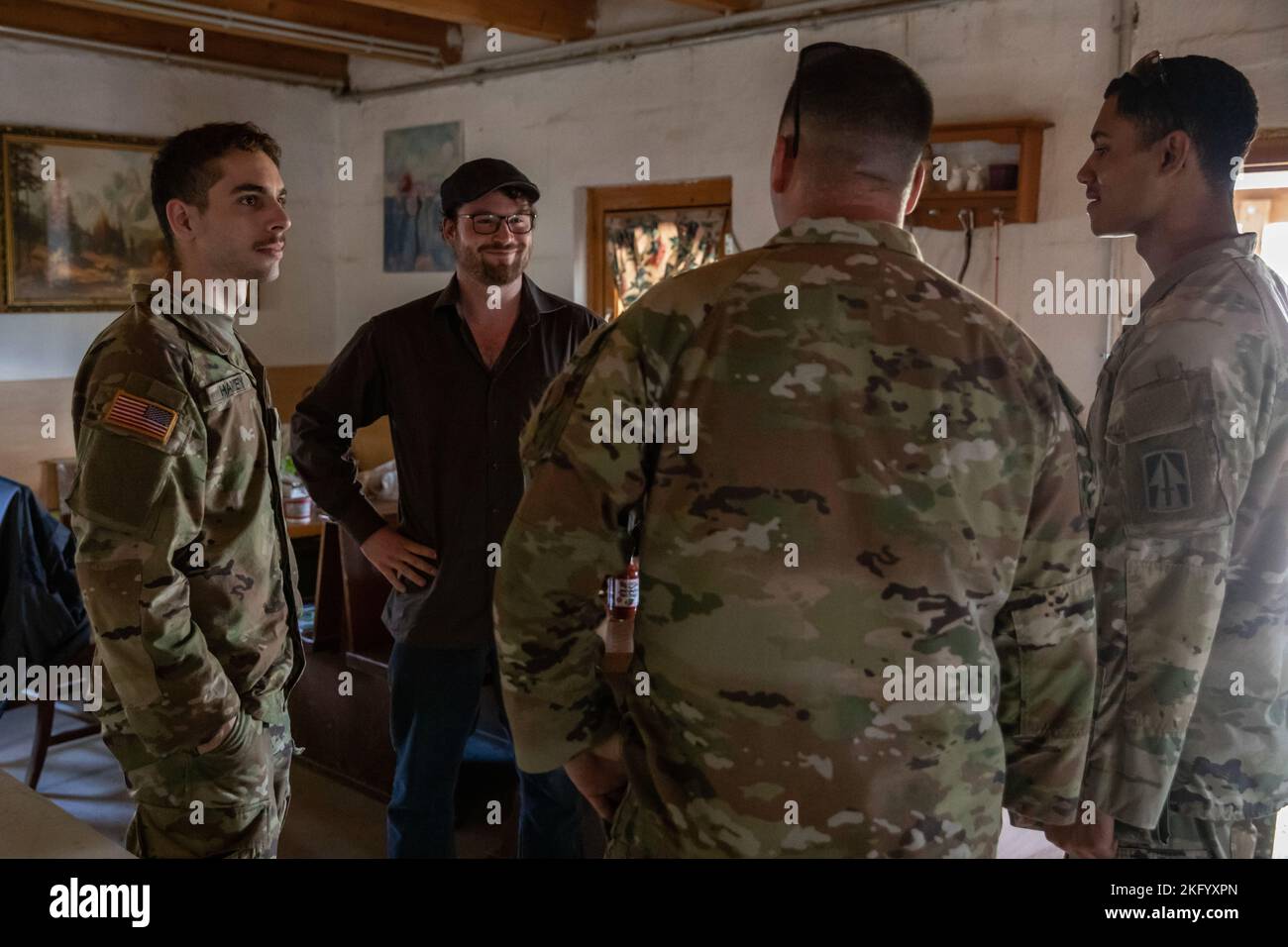 Soldiers of the 2-151st Infantry Battalion Liaison Monitoring Teams ...