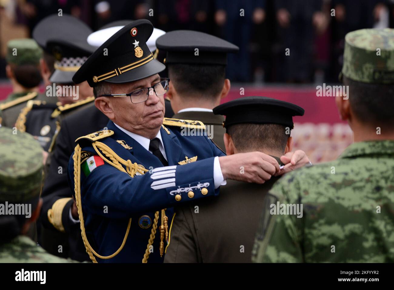 November 20, 2022, Mexico City, Mexico: A military during the 112th ...