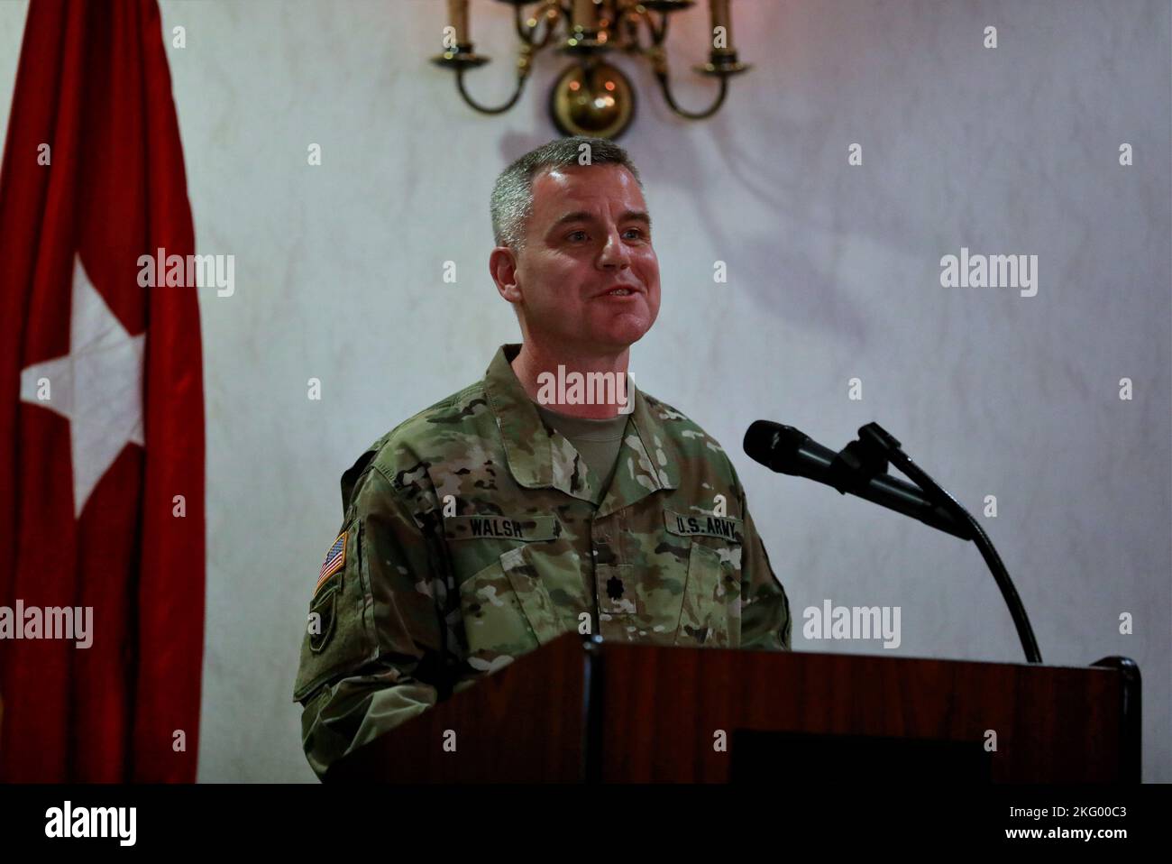 GRAFENWOEHR, Germany- Army Lt. Col. Andrew Walsh, the commander of the ...