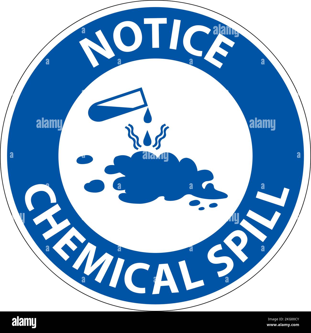 Oil spill warning sign Stock Vector Images - Alamy