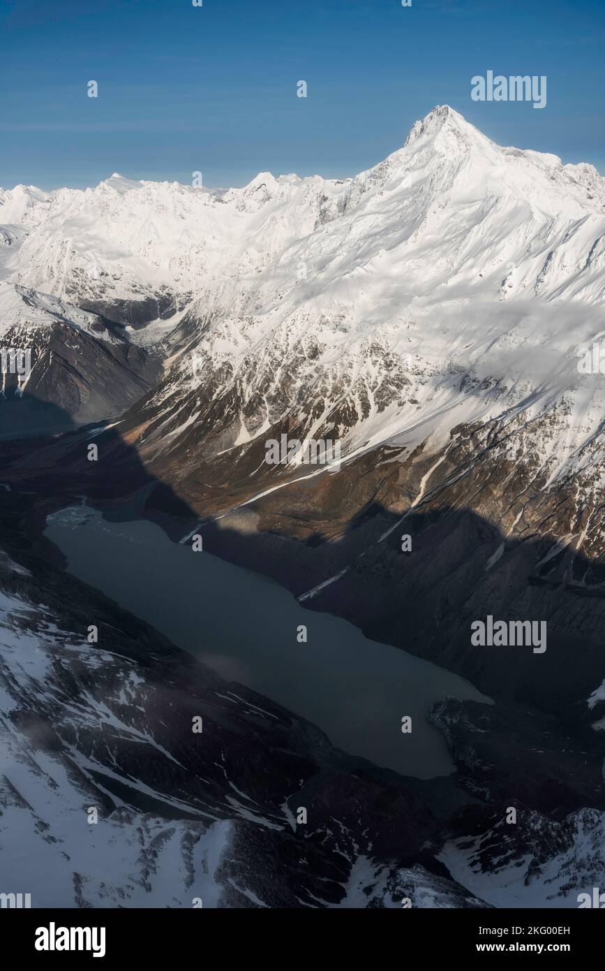 Tasman lake aerial hi-res stock photography and images - Alamy