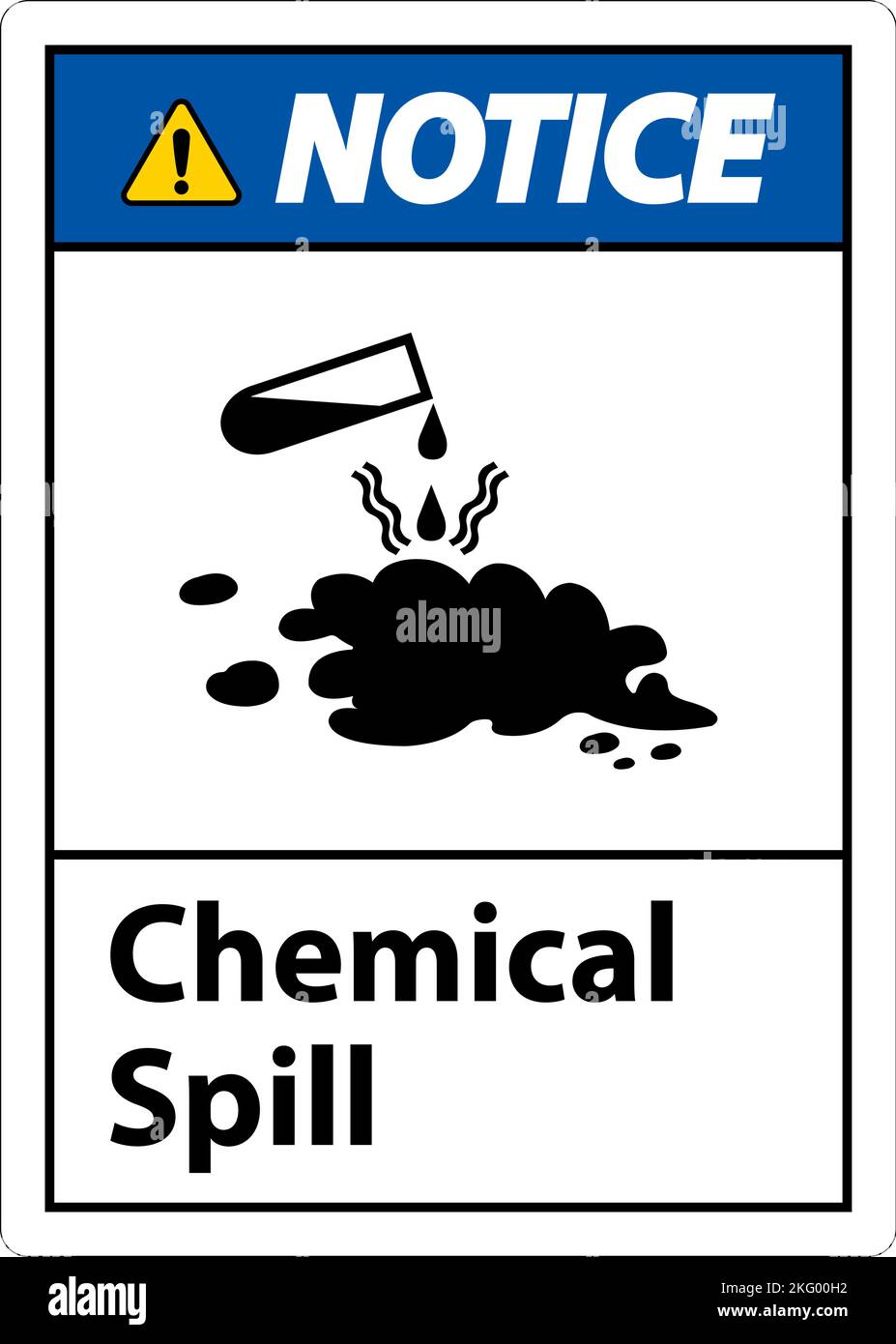 Chemical spill warning sign hi-res stock photography and images - Alamy