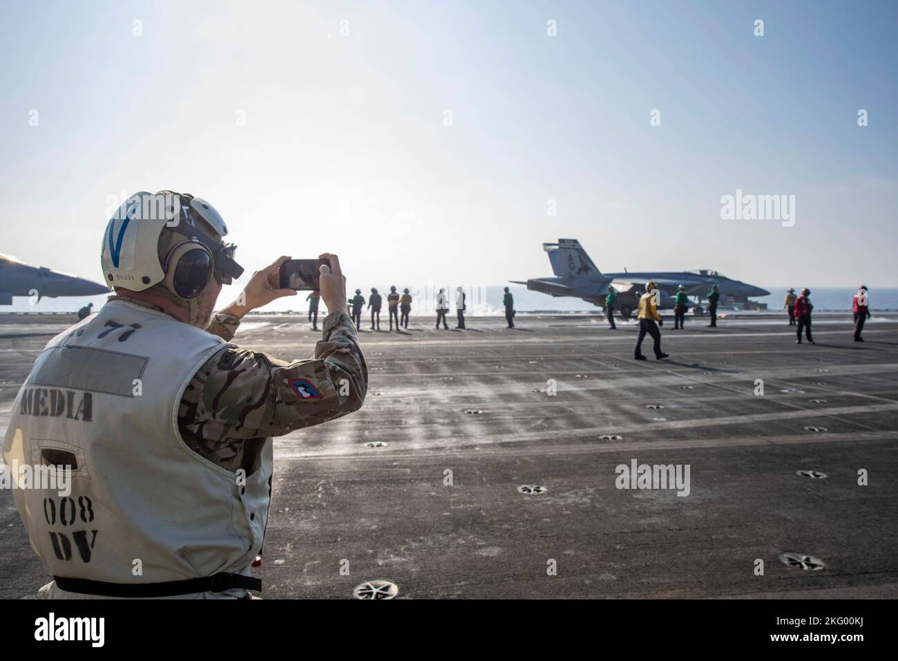 221017-N-MW880-1141 ADRIATIC SEA (Oct. 17, 2022) Royal Navy Cmdr. Grant ...