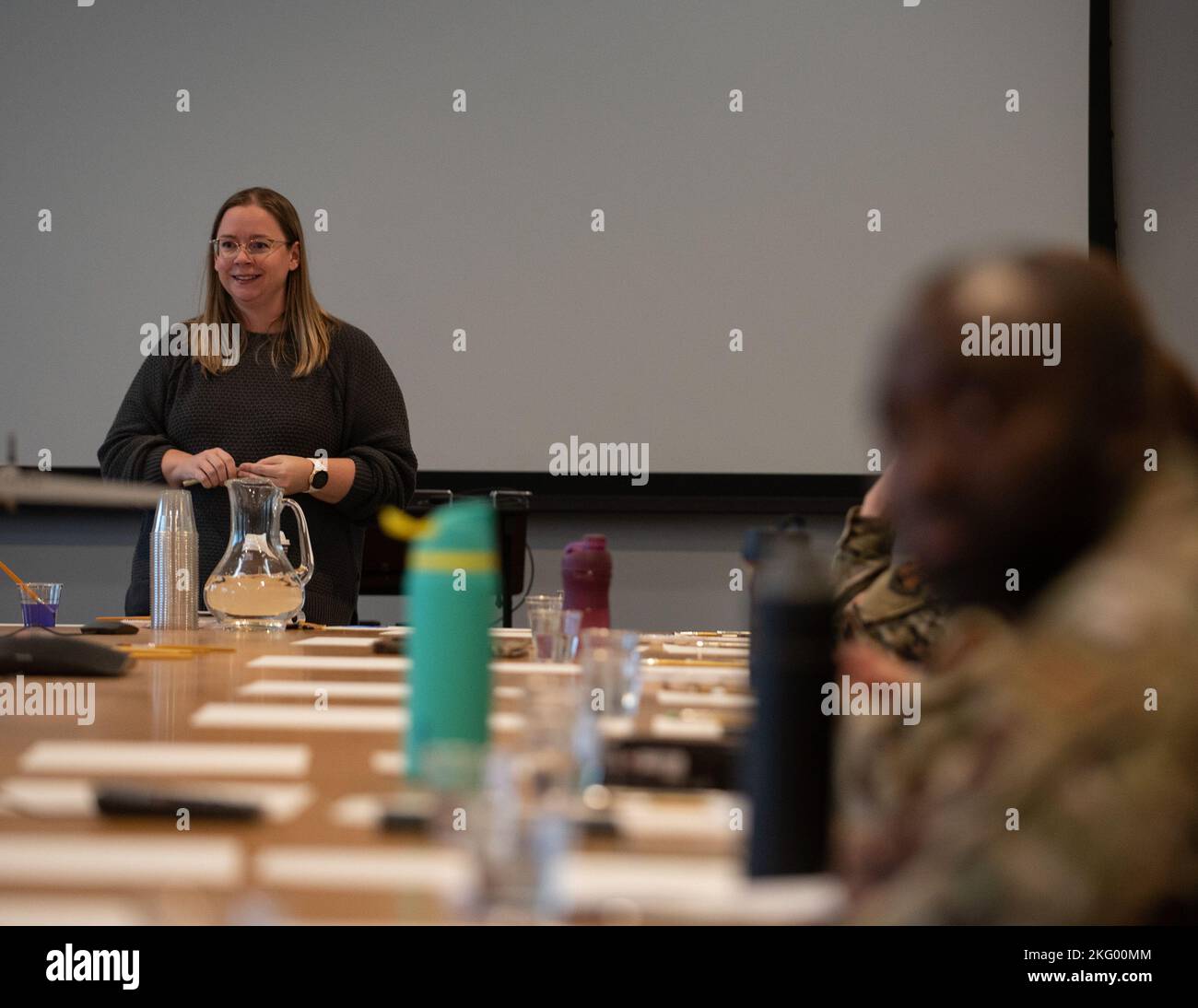 Erica Christensen hosts a neurotrophic art for a mindfulness class in ...