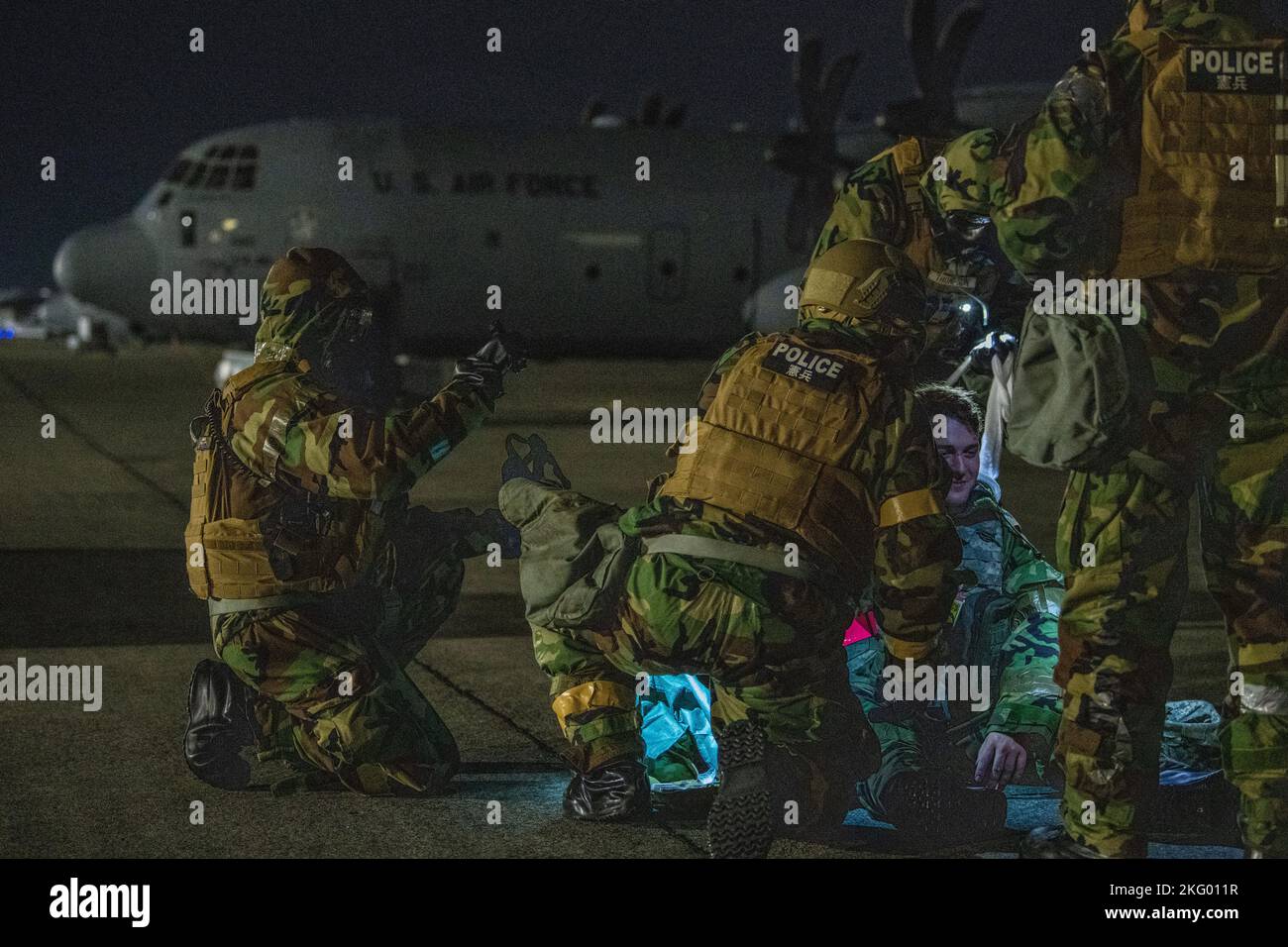 Airmen assigned to the 347th Security Forces Squadron provide Tactical ...