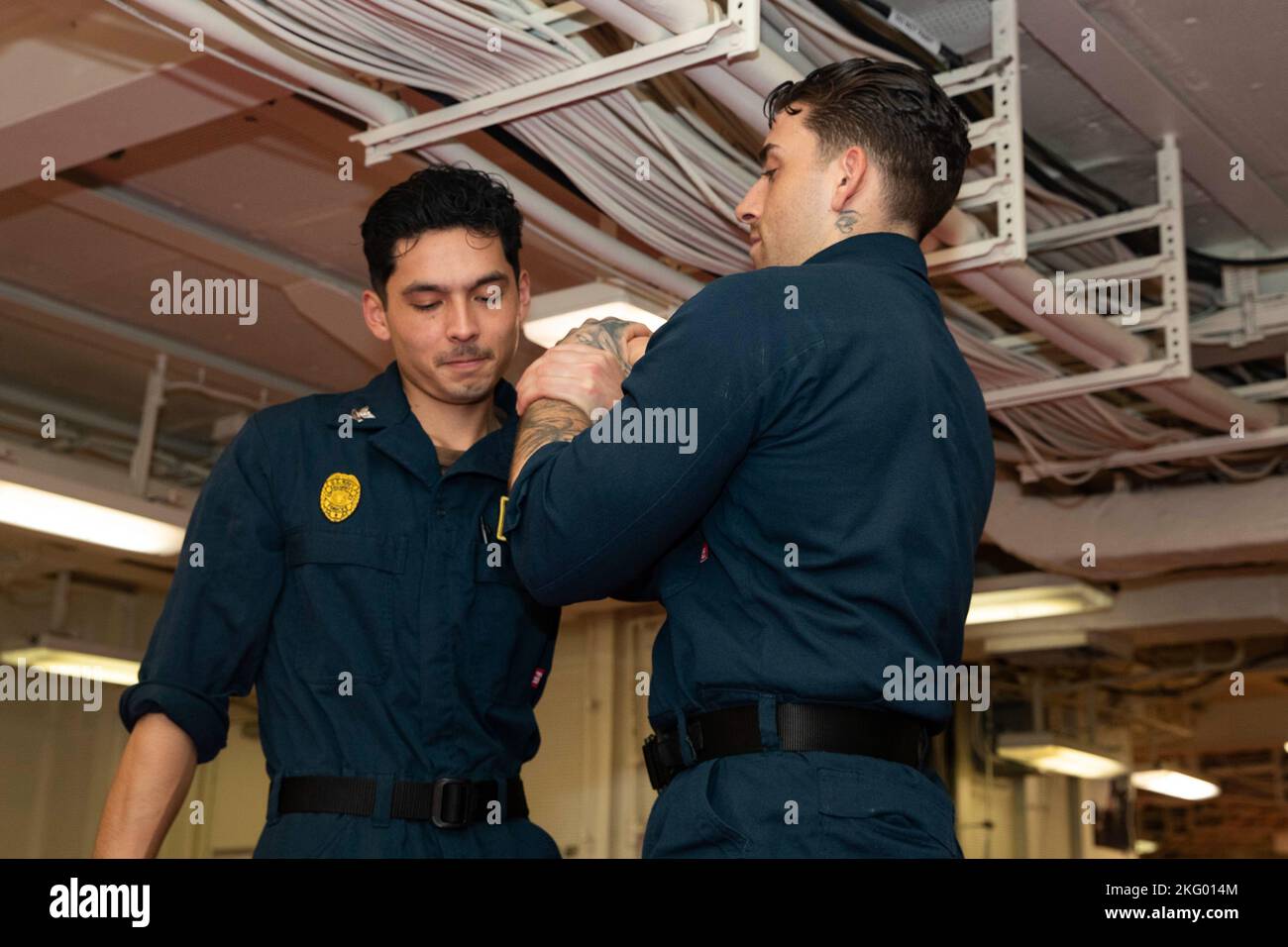 221017-N-CM110-2028 PHILIPPINE SEA (Oct. 16, 2022) – Master-at-Arms 2nd ...