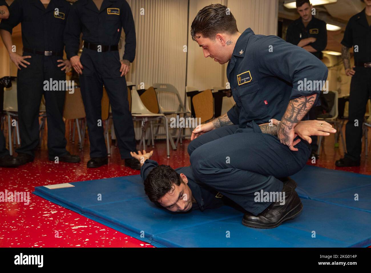 221017-N-CM110-2096 PHILIPPINE SEA (Oct. 16, 2022) – Master-at-Arms 2nd ...