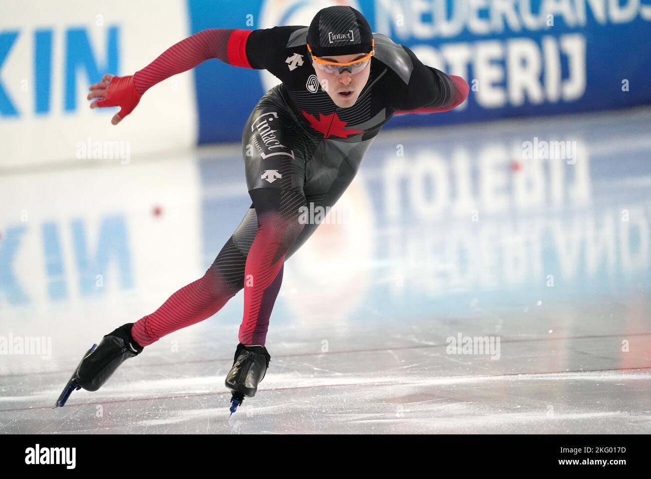 Cedrick Brunet (CAN) on the 500m men during ISU World Cup Speedskating ...