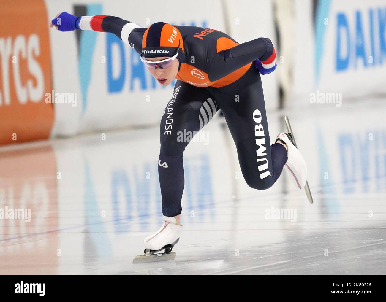 Antoinette Rijpma - de Jong (NED) on the 1000m women during ISU World ...