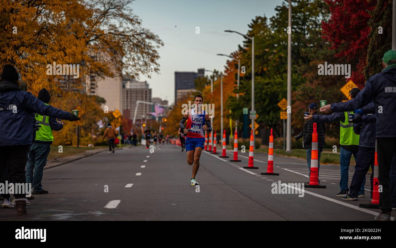 Detroit free press marathon hi-res stock photography and images - Alamy