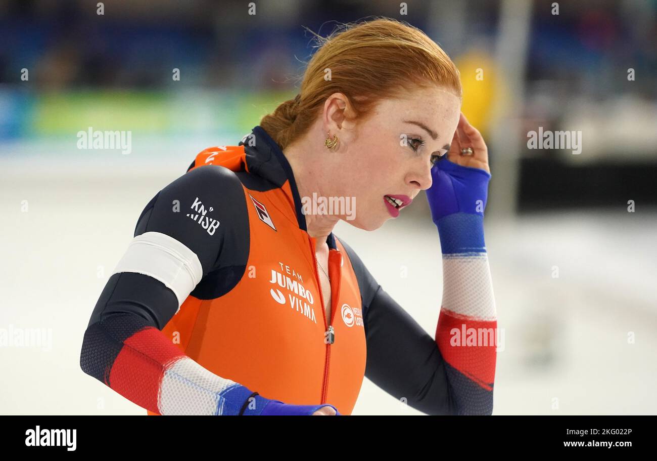 Antoinette Rijpma - de Jong (NED) on the 1000m women during ISU World ...