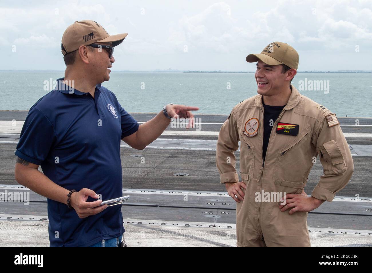 221016-N-IG750-1120 MANILA BAY (Oct. 16, 2022) Lt. Jonathan Guerrero ...