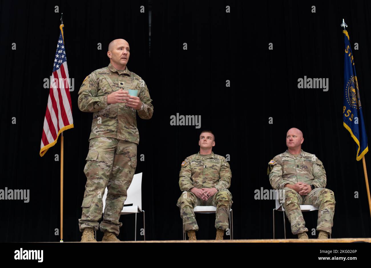 1st Battalion, 186th Infantry Regiment, Battalion Commander Lt. Col ...