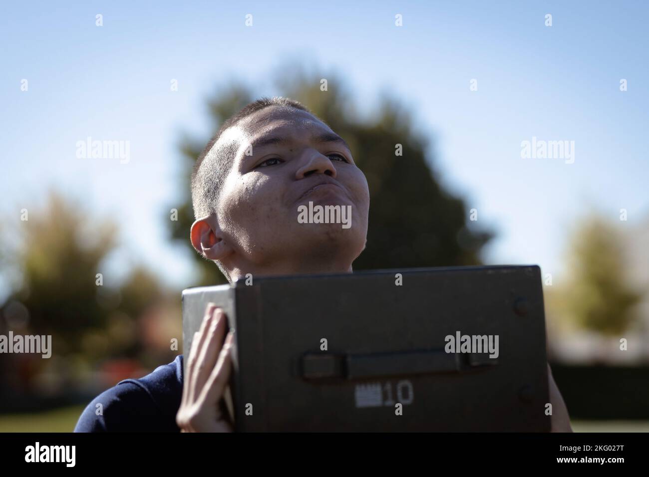 A U.S. Marine Corps Poolee with Recruiting Substation Nampa, Recruiting ...