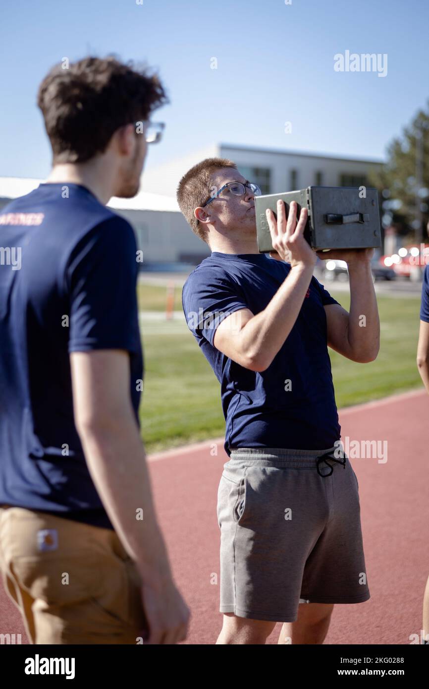 A U.S. Marine Corps Poolee with Recruiting Substation Nampa, Recruiting ...