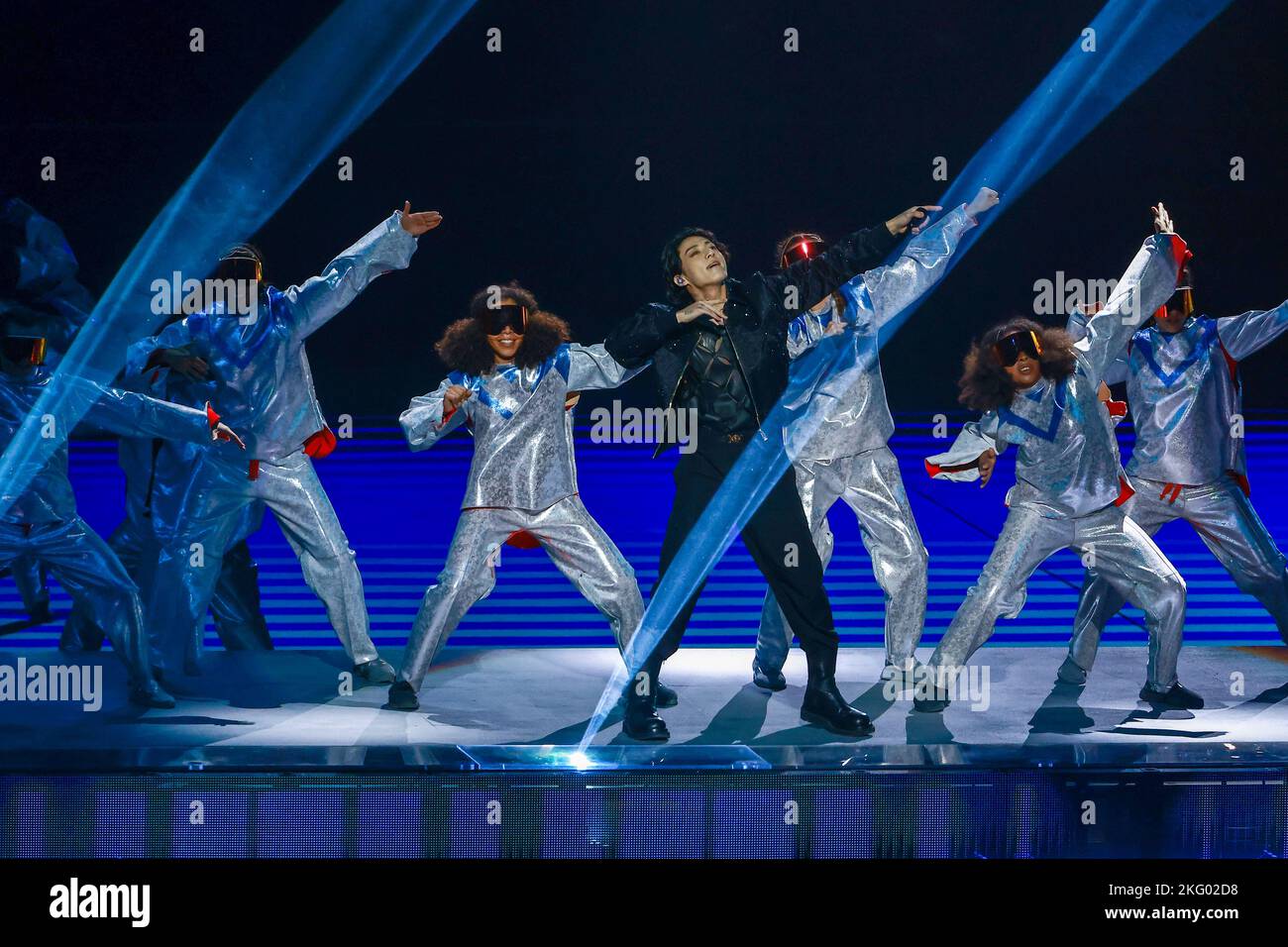 Bts member jean jung kook performing on stage hi-res stock photography ...