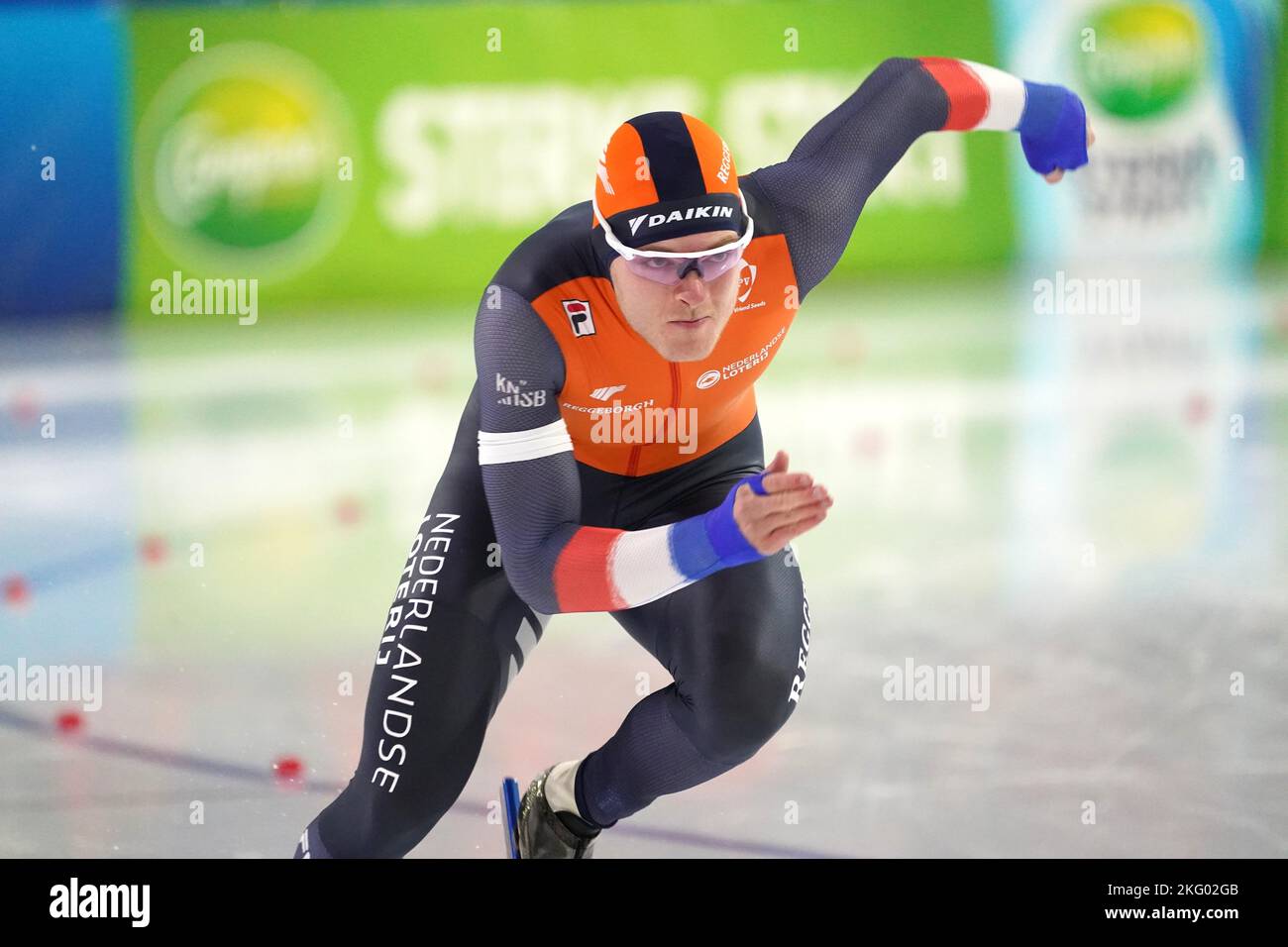 Janno Botman (NED) on the 500m men during ISU World Cup Speedskating on ...