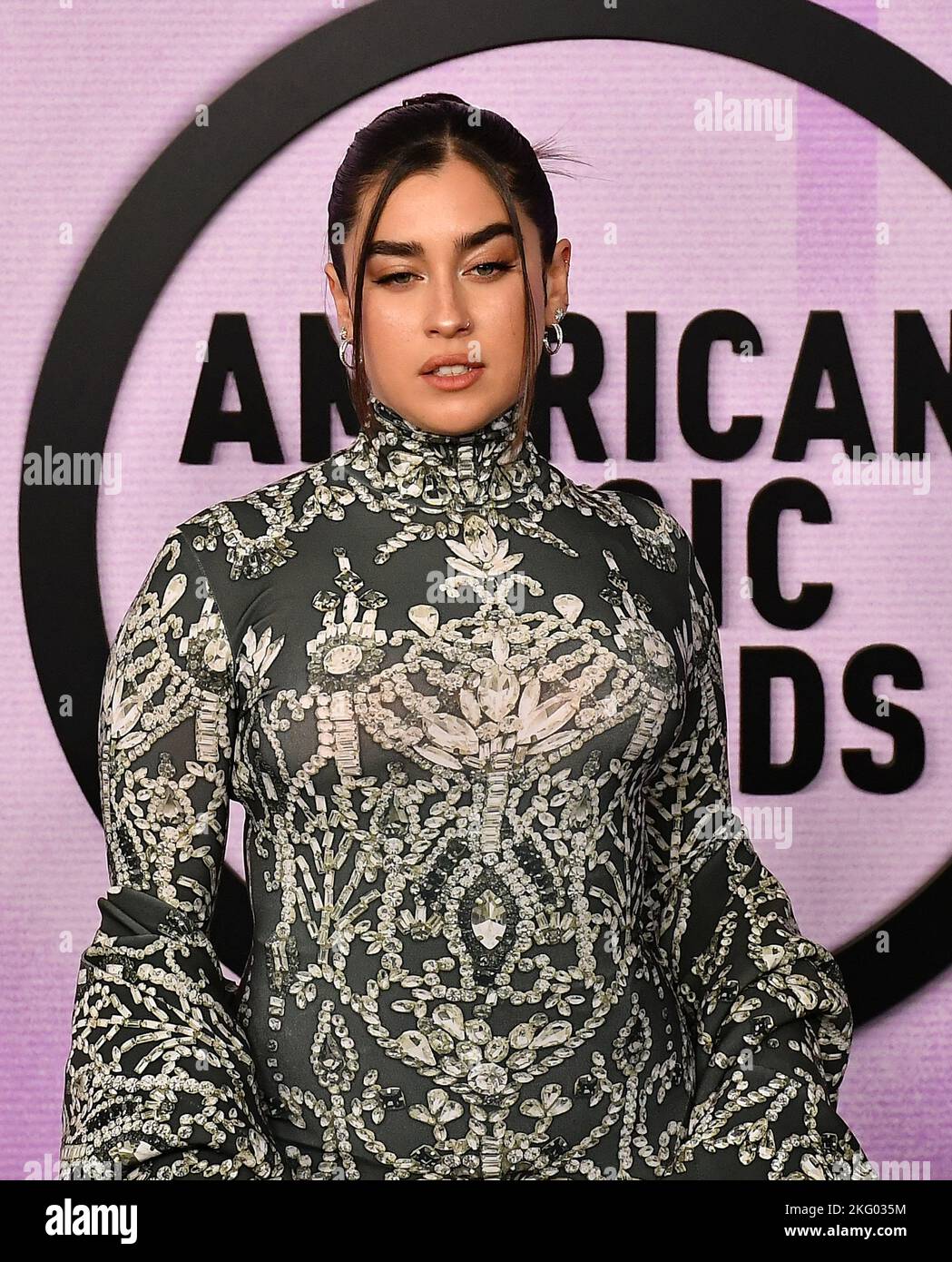 Lauren Jauregui attends the 2022 American Music Awards at Microsoft ...