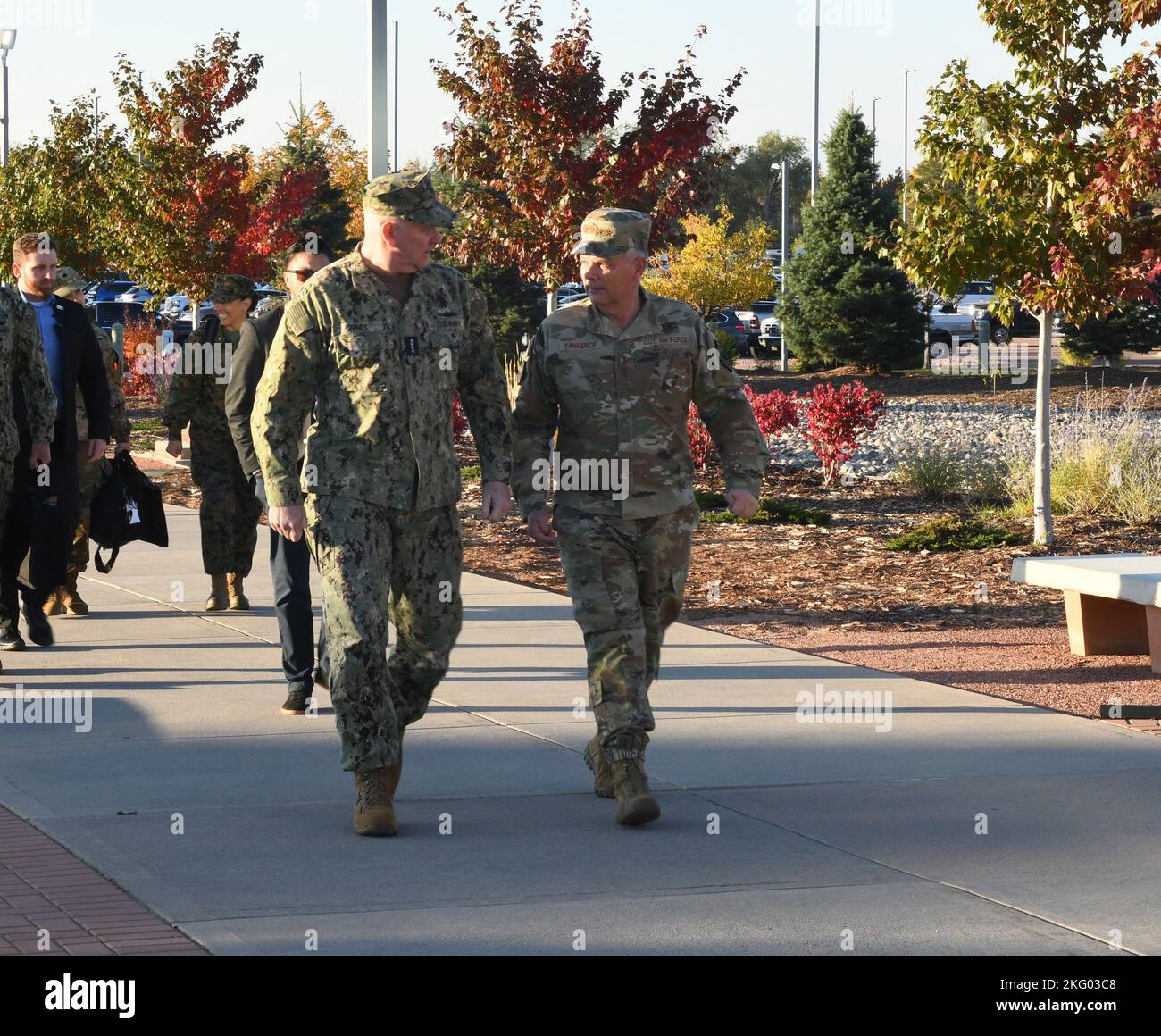 Admiral Christopher Grady (left), Vice Chairman of the Joint Chiefs of ...