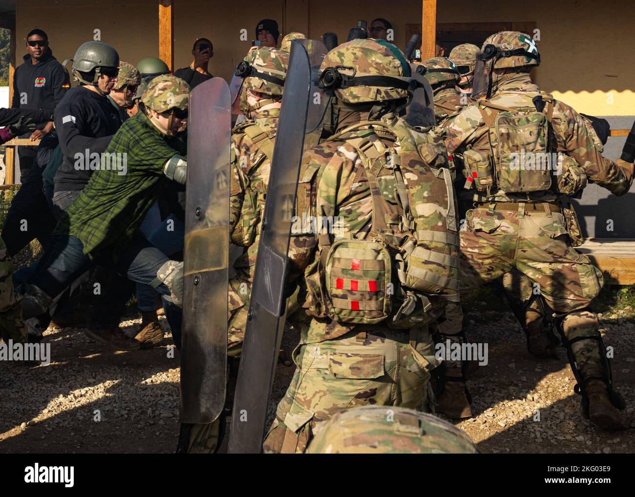 The Soldiers of the 76th Infantry Brigade Combat Team (IBCT), along ...