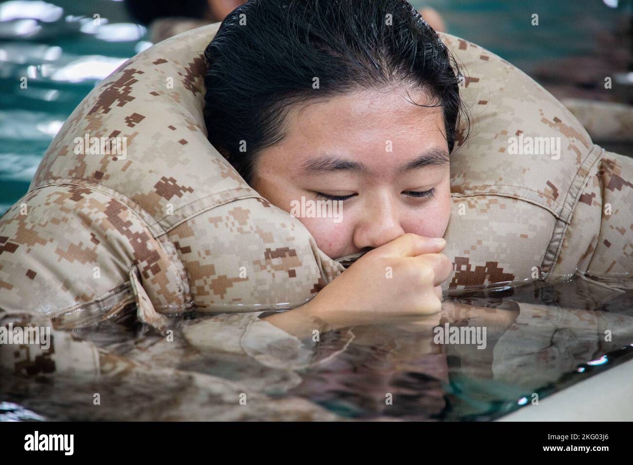 U.S. Marine Corps Recruit Farrah X. Lin with Charlie Company, 1st ...