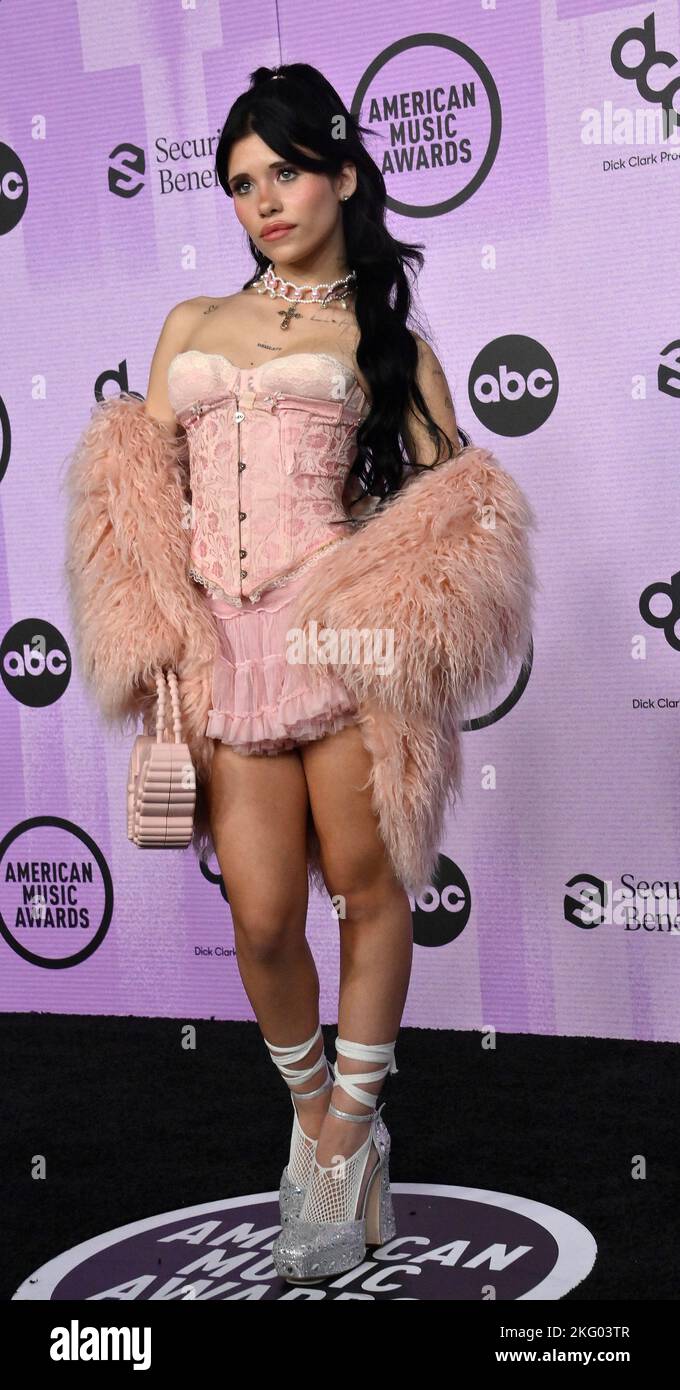 Los Angeles, United States. 20th Nov, 2022. Nessa Barrett arrives for ...