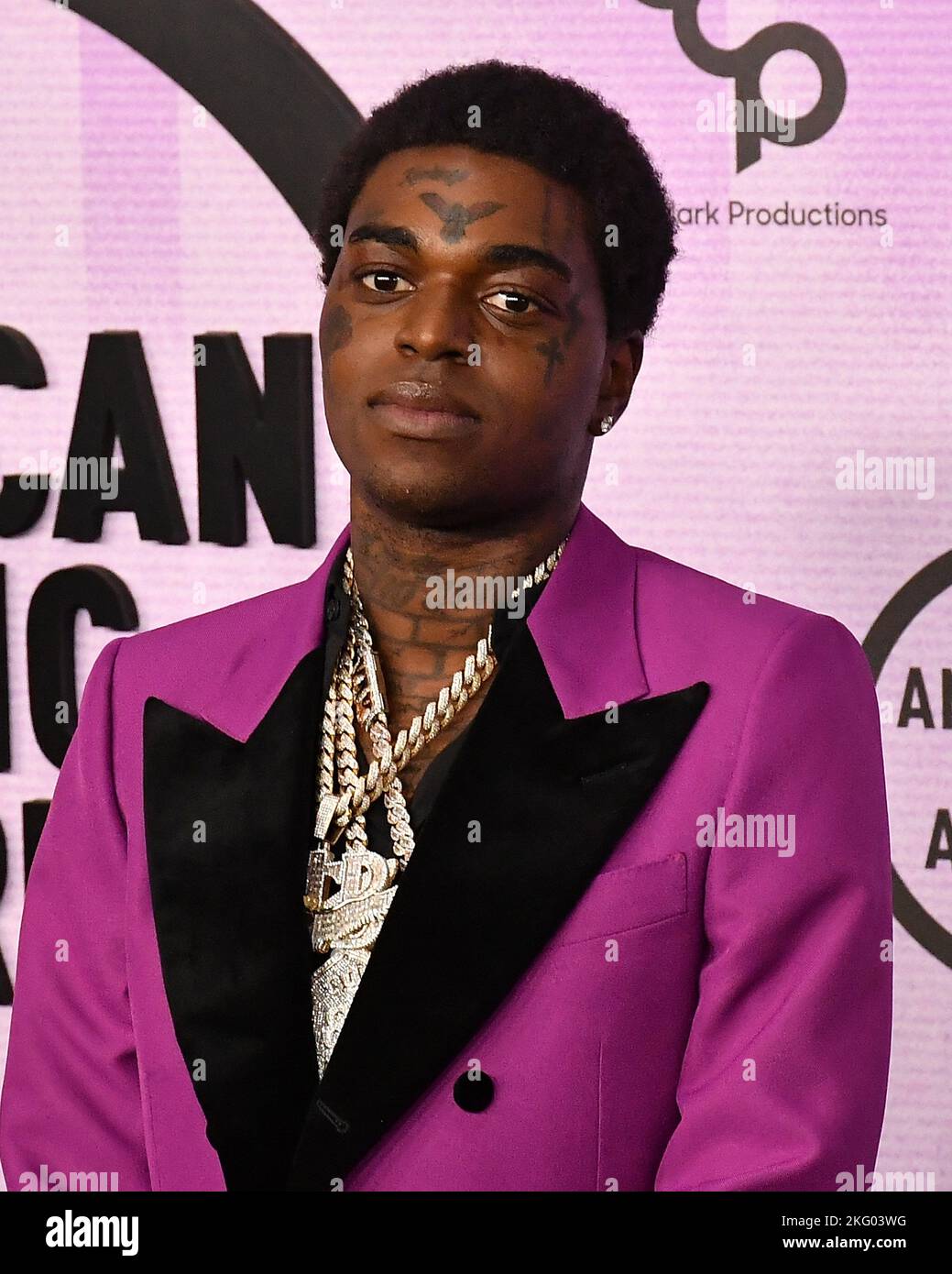 Kodak Black attends the 2022 American Music Awards at Microsoft Theater ...