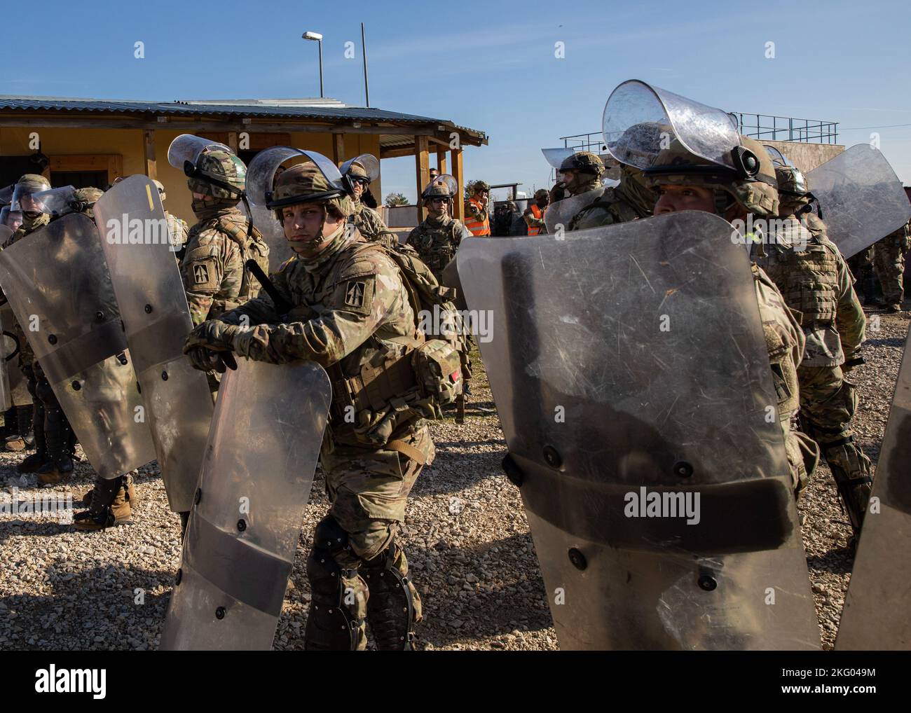 The Soldiers of the 76th Infantry Brigade Combat Team (IBCT), along ...