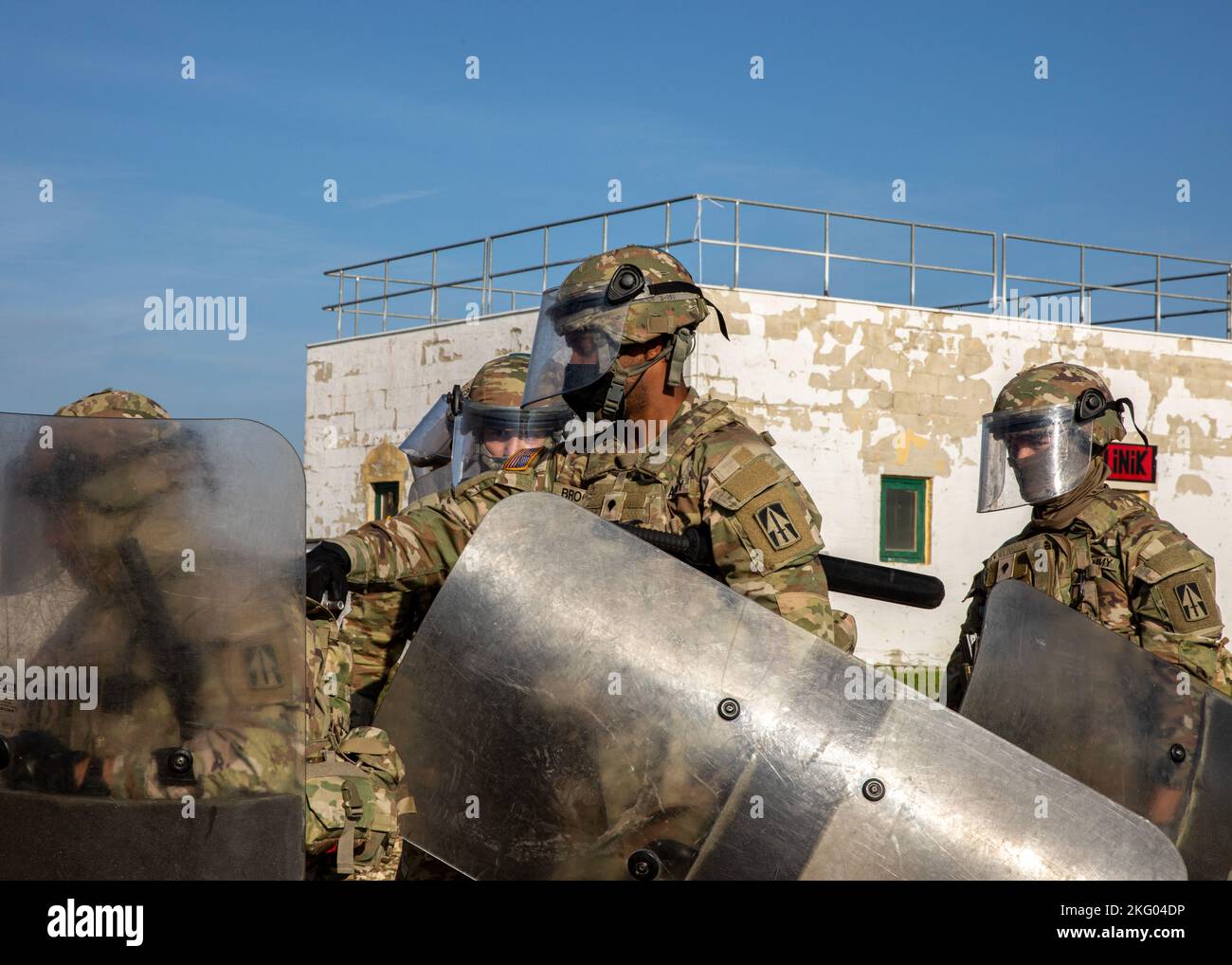 The Soldiers of the 76th Infantry Brigade Combat Team (IBCT), along ...