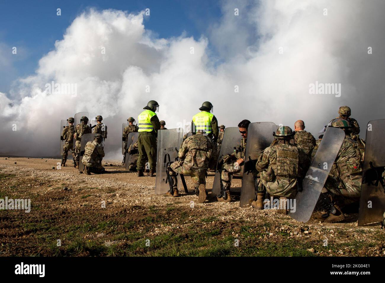 The Soldiers of the 76th Infantry Brigade Combat Team (IBCT), along ...
