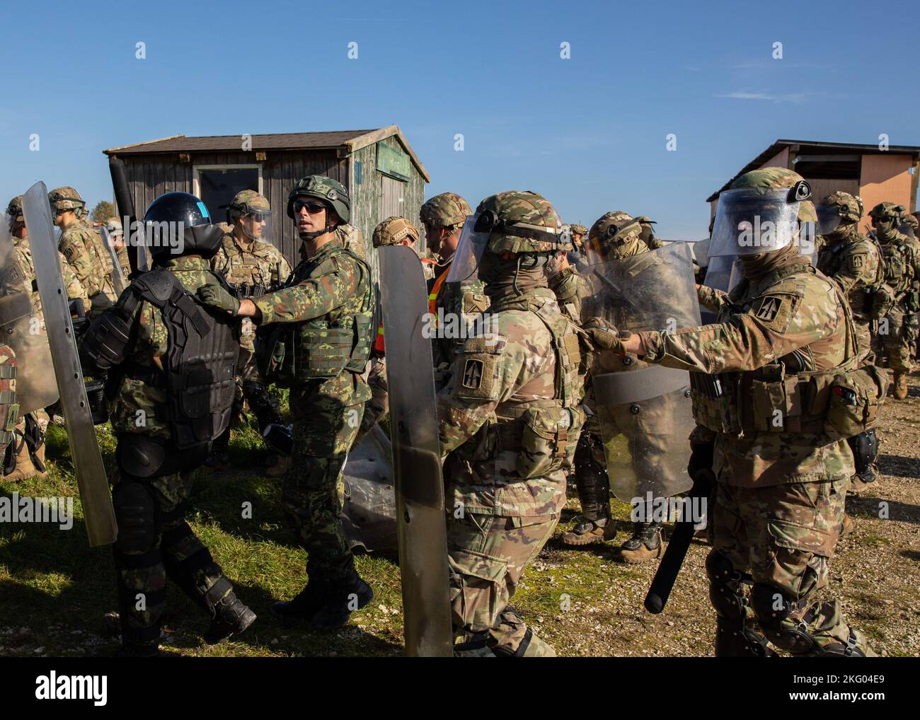 The Soldiers of the 76th Infantry Brigade Combat Team (IBCT), along ...