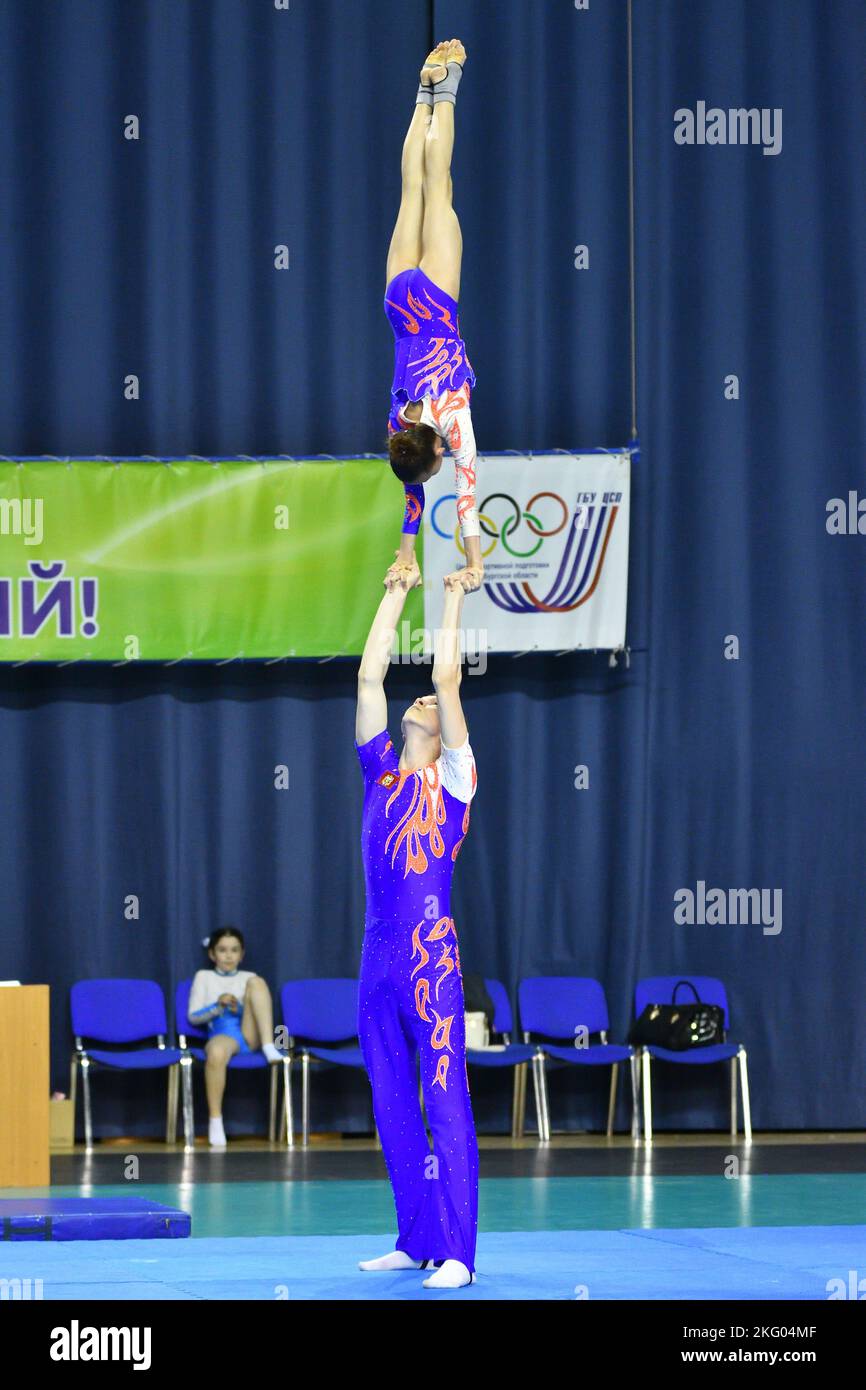 Orenburg, Russia, 26-27 May 2017 year: Juniors compete in sports ...