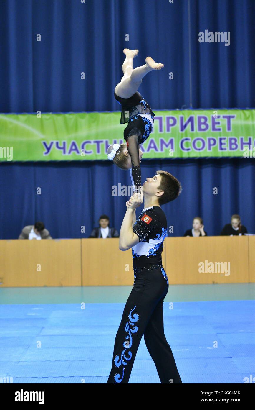 Orenburg, Russia, 26-27 May 2017 year: Juniors compete in sports ...
