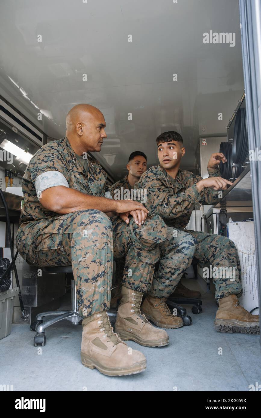 A U.S. Marine with Chemical Biological Incident Response Force (CBIRF ...