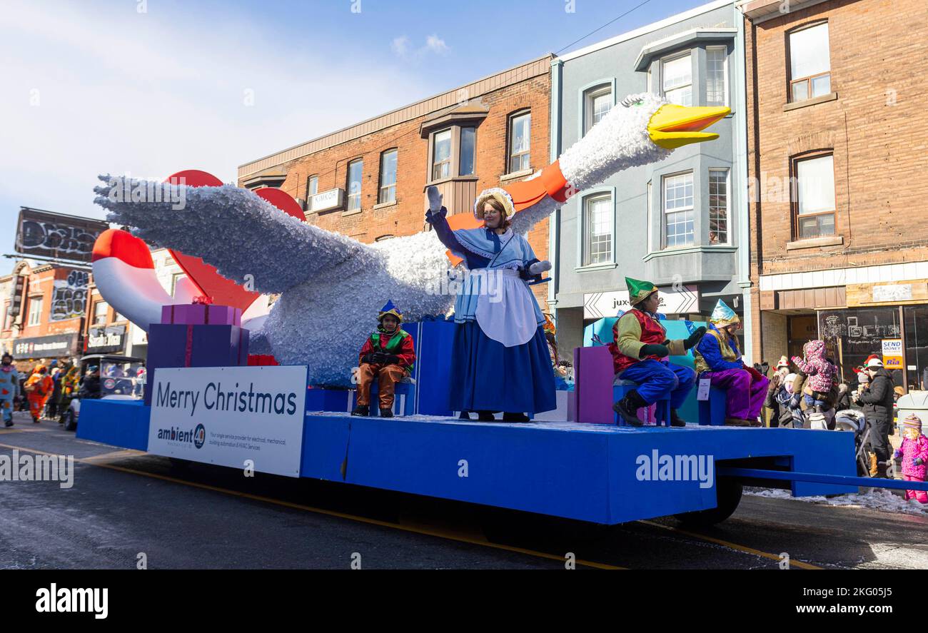 Toronto, Canada. 20th Nov, 2022. A float is seen during the 2022 ...