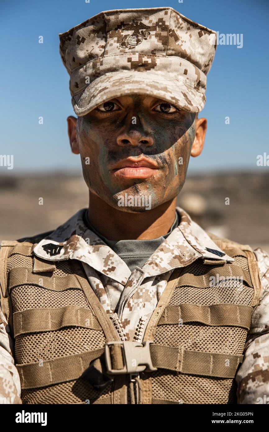 U.S. Marine Corps Sgt. James Vigil, a drill instructor with Delta ...