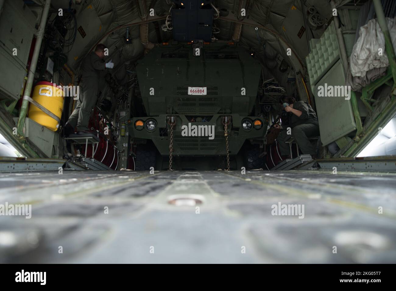 U.S. Marines with Marine Aerial Refueler Transport Squadron (VMGR) 152 ...