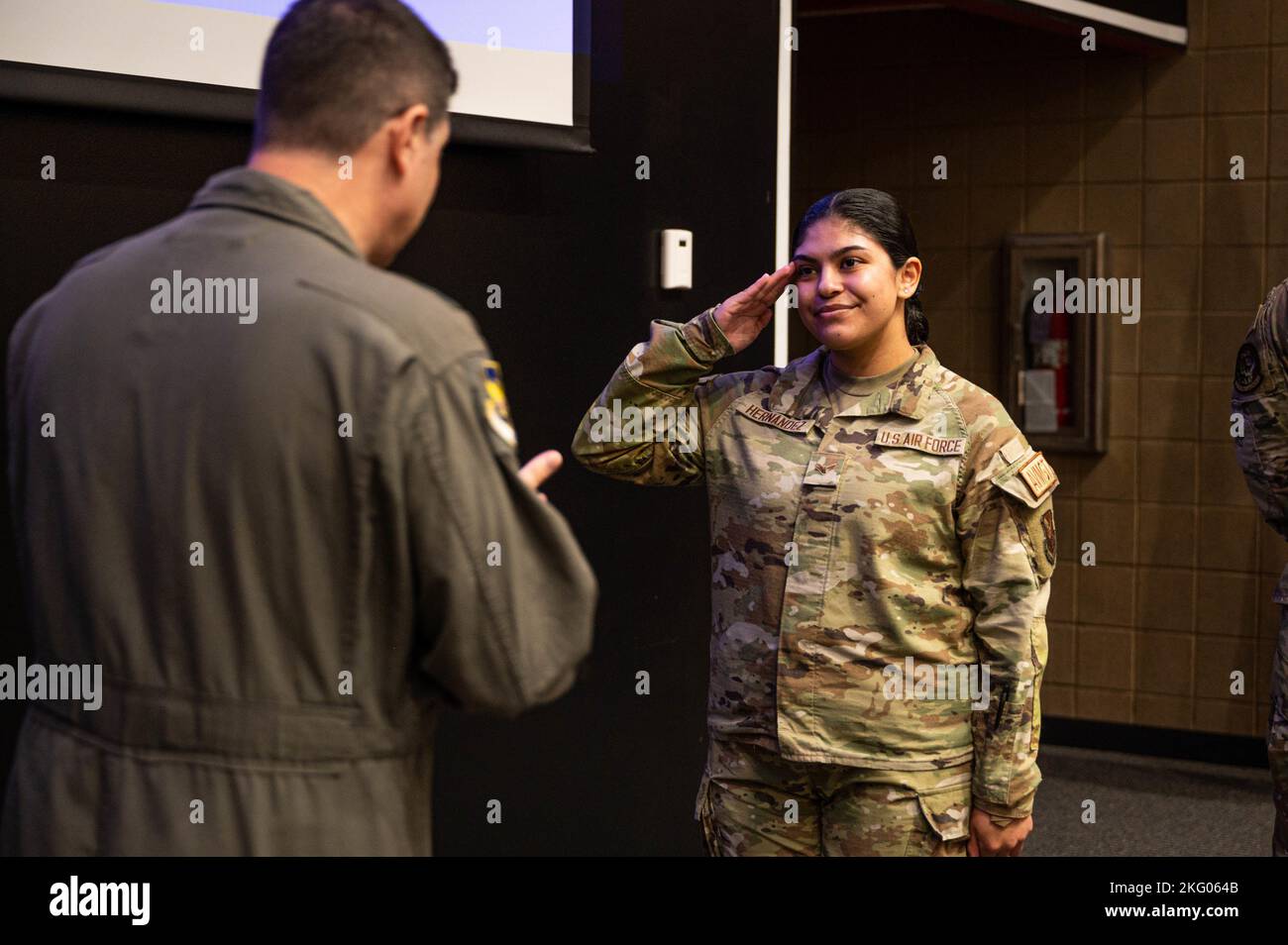 Airman 1st Class Alexandria Hernandez, assigned to the 28th Bomb Wing ...