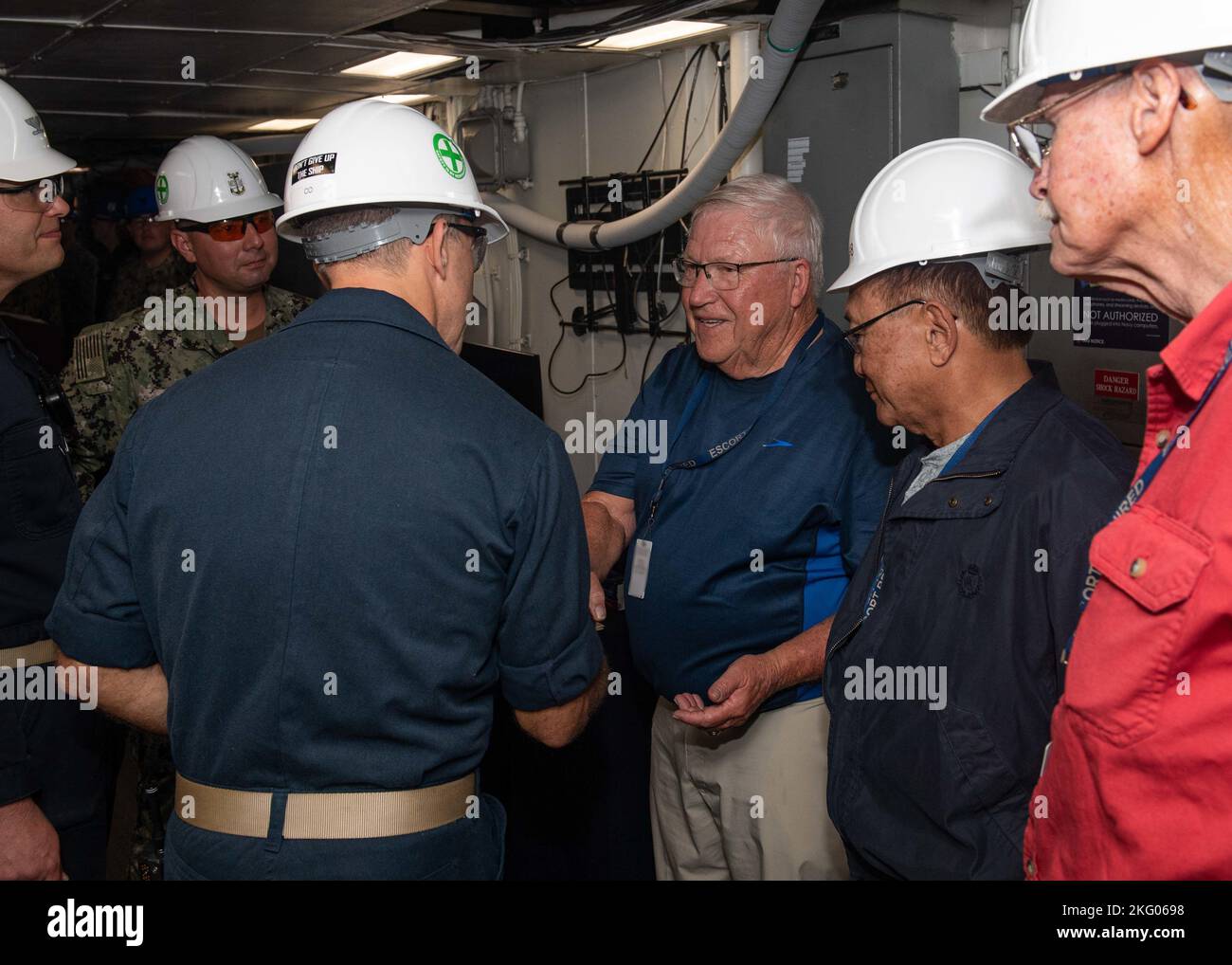 SAN DIEGO (Oct. 17, 2022) Capt. Aaron Taylor, commanding officer of ...