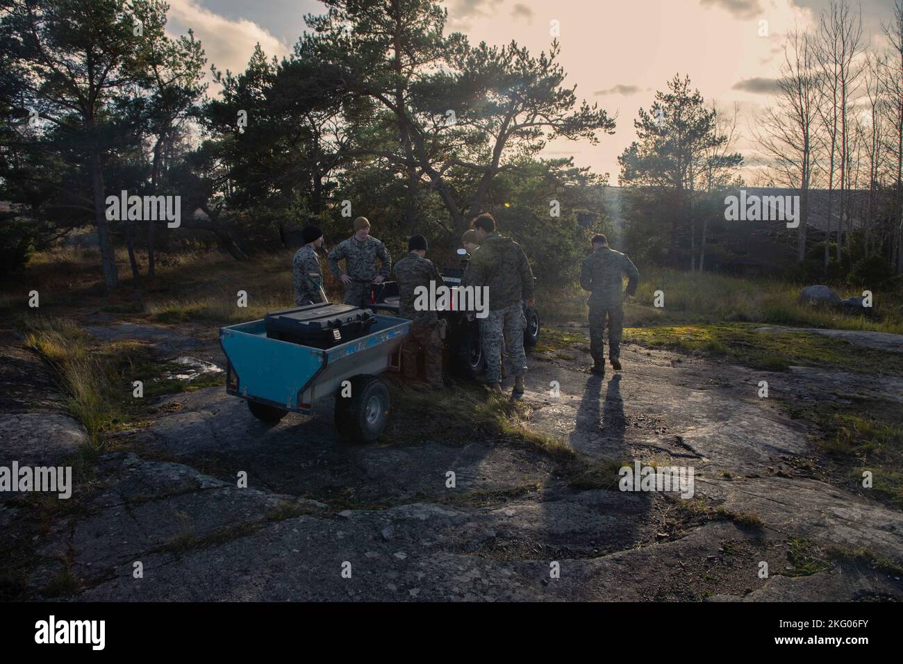 U.S. Marines with Combat Logistics Battalion 6 (CLB-6), Combat ...