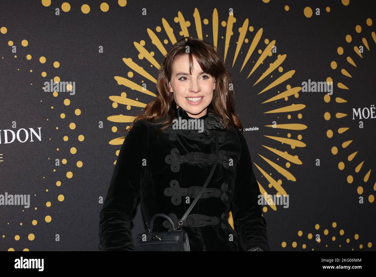 Annie Doble attends Skate at Somerset House with Moët & Chandon Stock ...