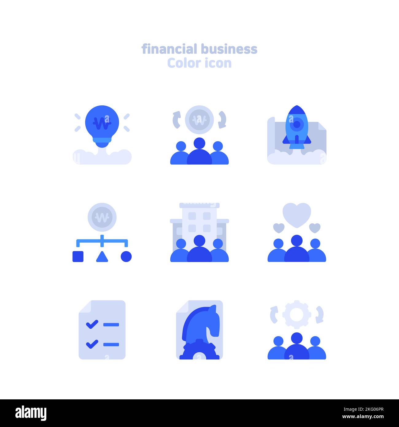 Financial business icon vector hi-res stock photography and images - Alamy