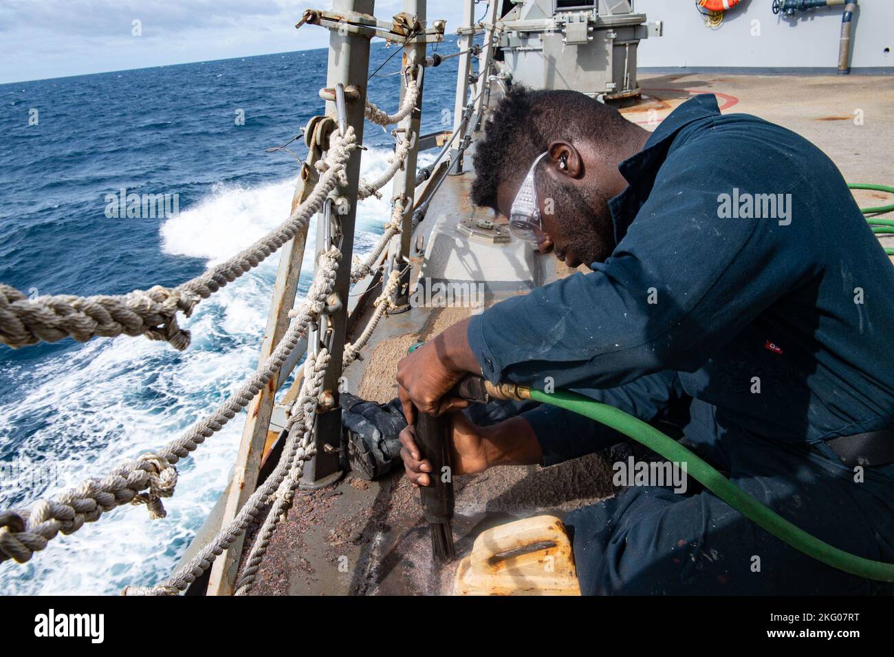 SULU SEA (Oct. 18, 2022) Seaman Tyrell Briggs, from Paterson, New ...