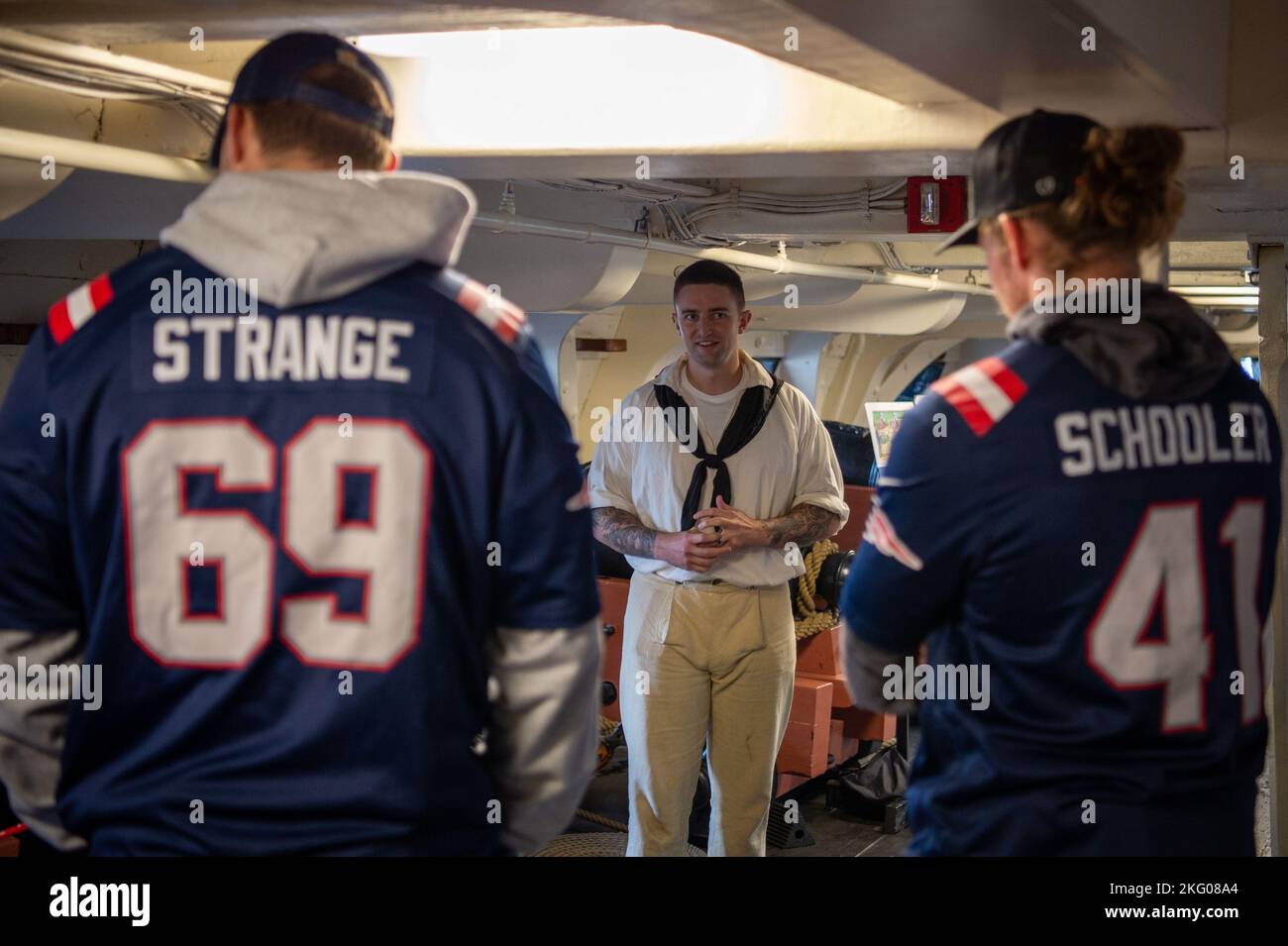 BOSTON (Oct. 18, 2022) U.S. Navy Gunner's Mate 2nd Class Ryan Byrne ...