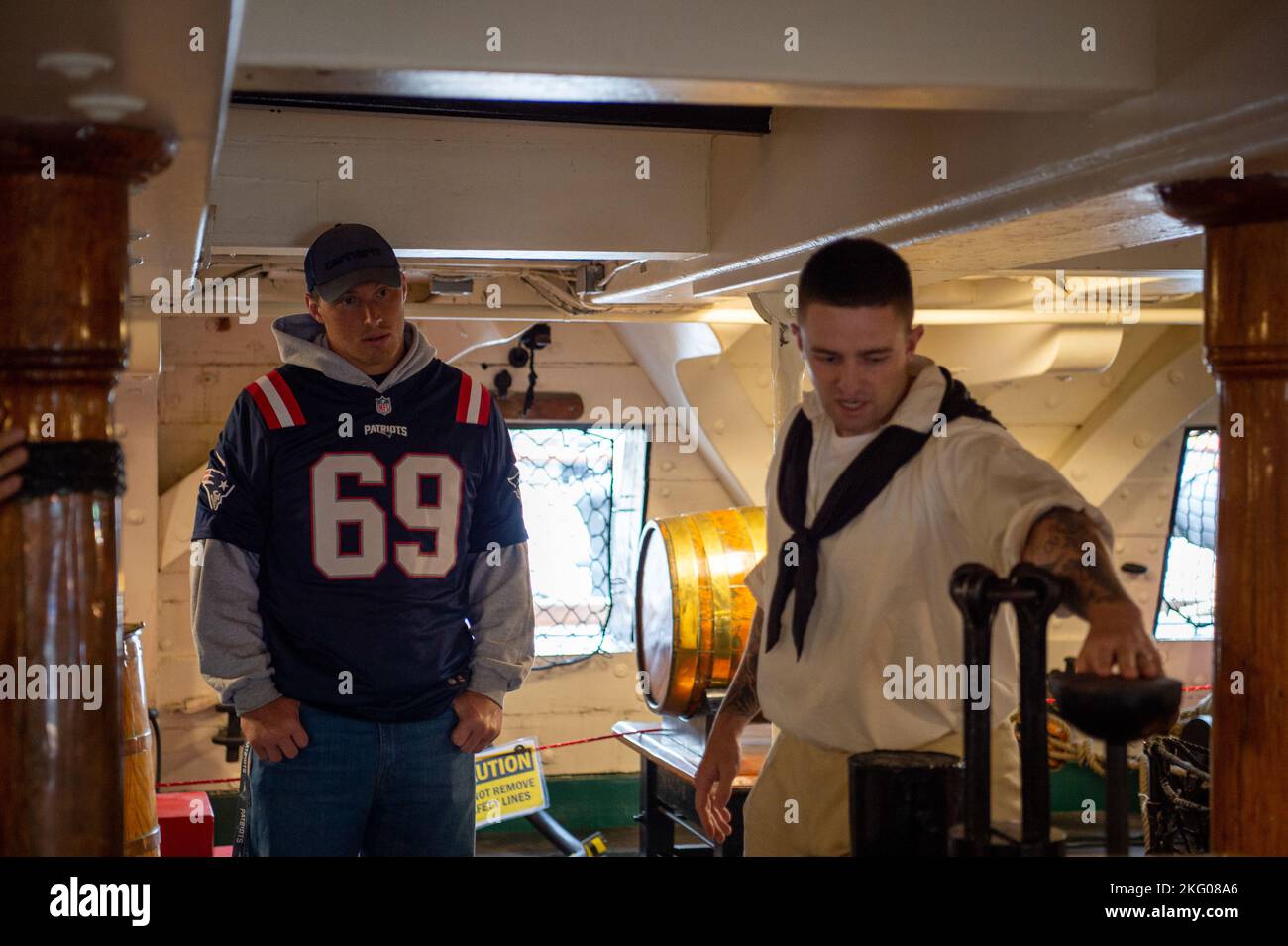 BOSTON (Oct. 18, 2022) U.S. Navy Gunner's Mate 2nd Class Ryan Byrne ...