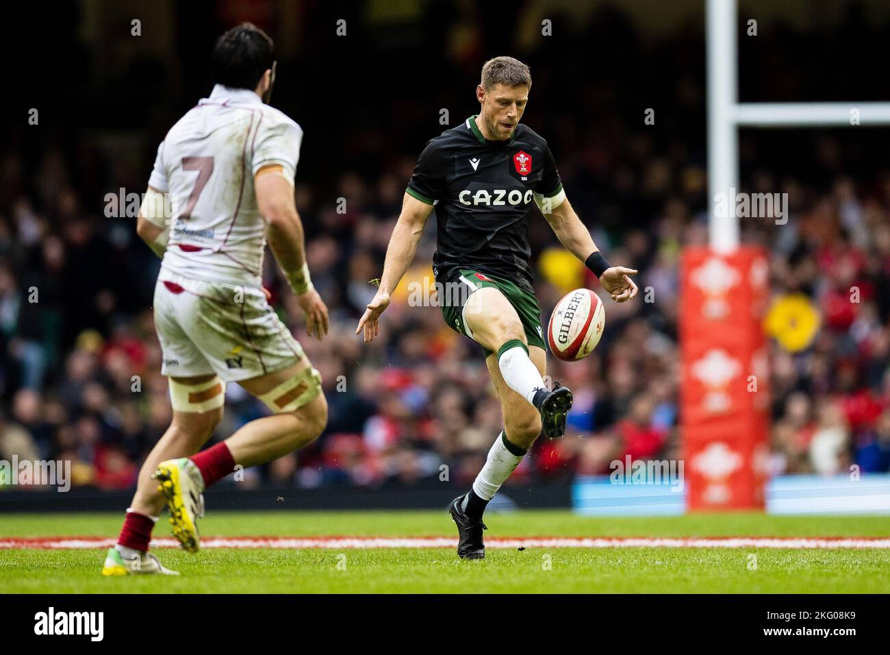 Rhys Priestland of Wales during the 2022 Autumn Nations Series, rugby ...