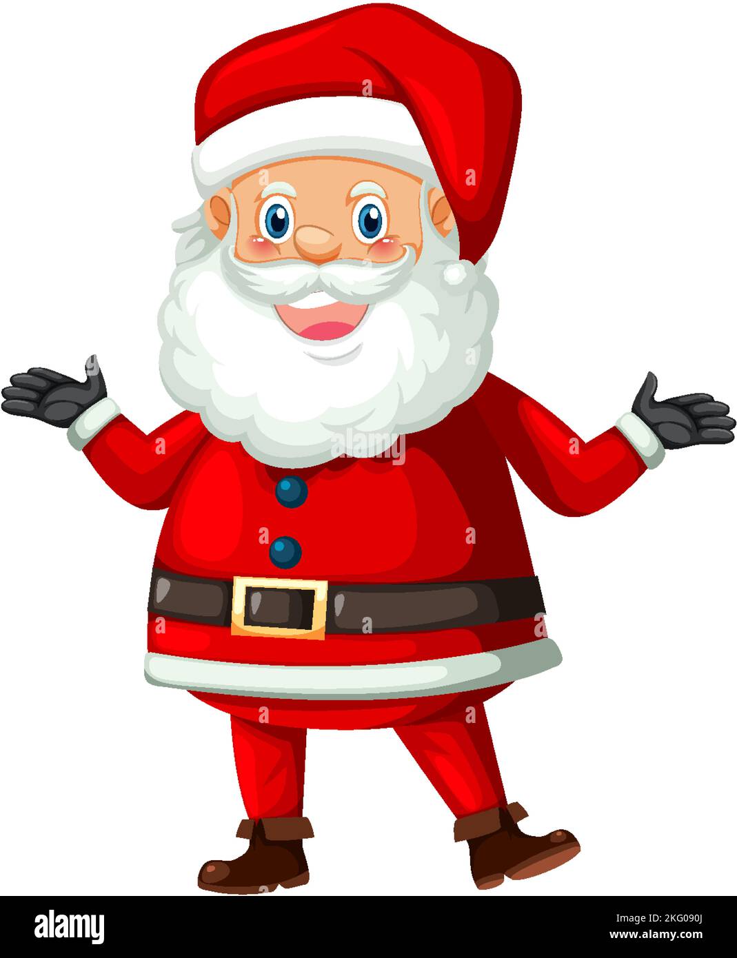 Santa Claus in cartoon style illustration Stock Vector Image & Art - Alamy