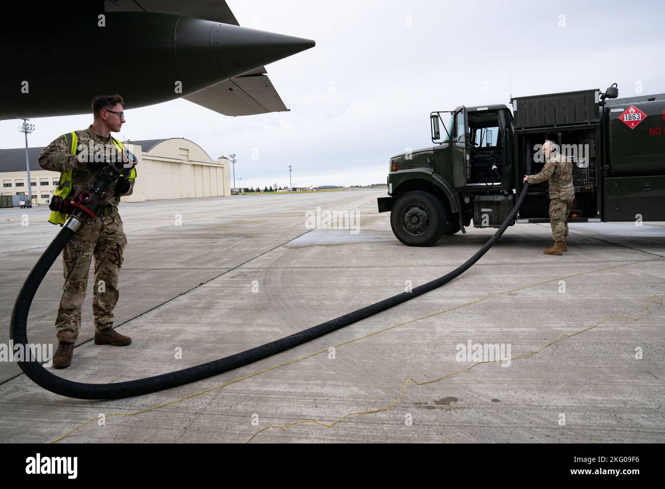 British Royal Air Force Air Specialist (Class 1) Technician Alex Parker ...
