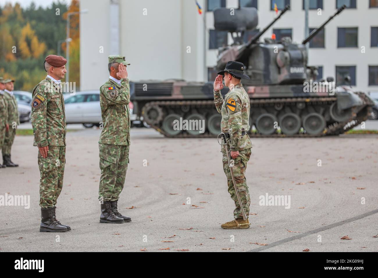 U.S. Army Lt. Col. Sean M. Castilla, commander of Battlegroup Poland ...